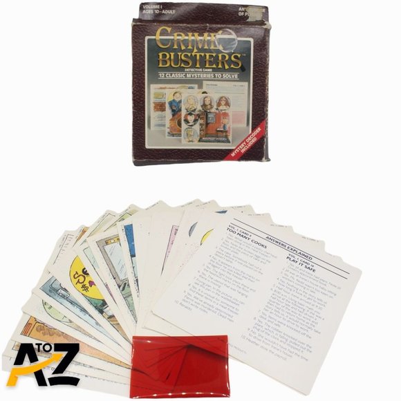 Other | Vintage Crime Busters Detective Game Volume 3 Mysteries 1986 No ...
